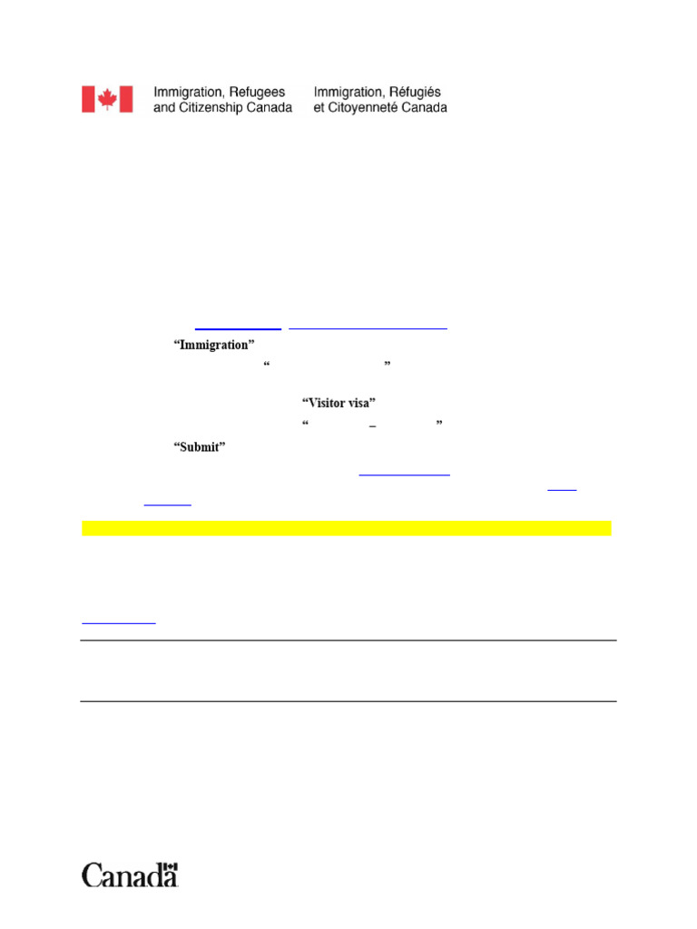 Receipt Request For Visitor Fee and Biometrics | PDF
