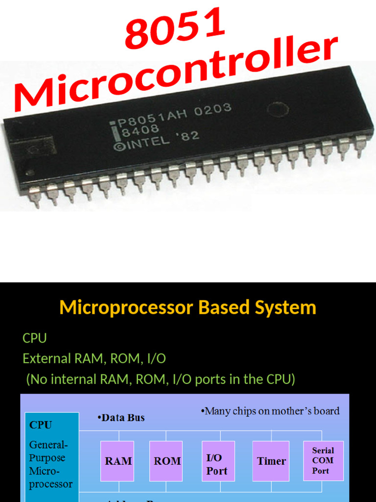 8051 Timers, Int, Serial | PDF | Random Access Memory | Central Processing Unit