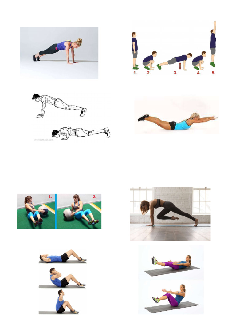 posilovací cviky_obrázky | PDF