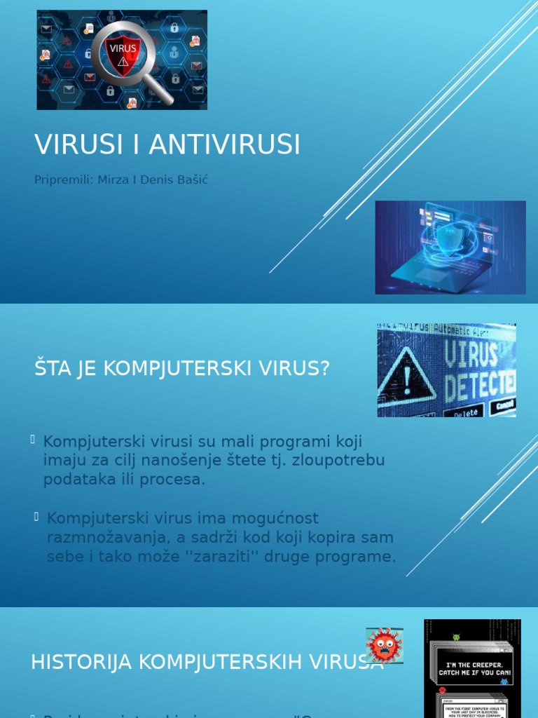 Virusi I Antivirusi by Mirza I Denis Bašić | PDF