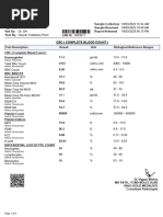 CBC Test Report Format Example Sample Template Drlogy Lab Report | PDF ...