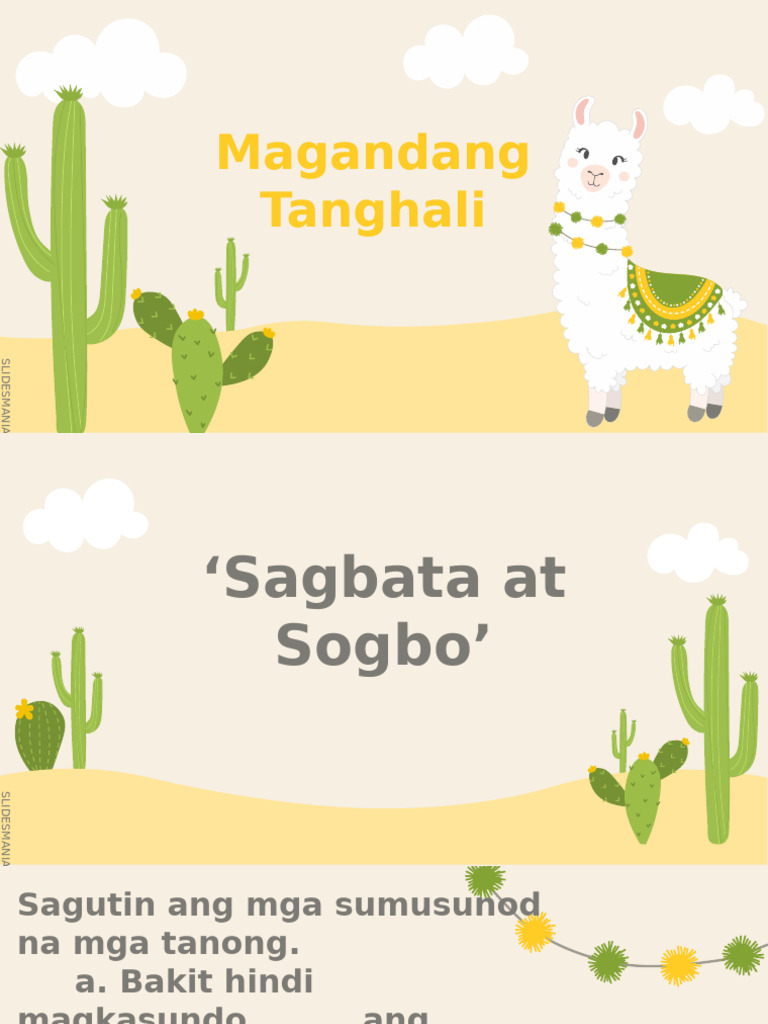 Sagbata at Sogbo' | PDF