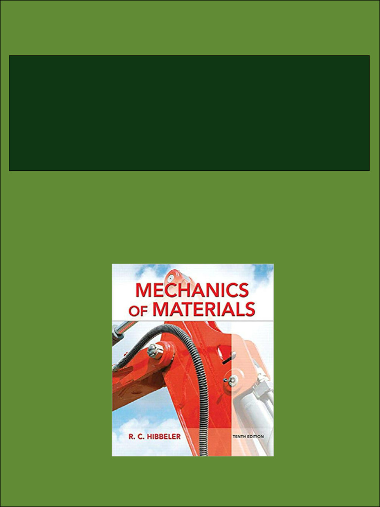 Solution Manual For Mechanics of Materials 10th Edition Hibbeler 0134319656 9780134319650 ...