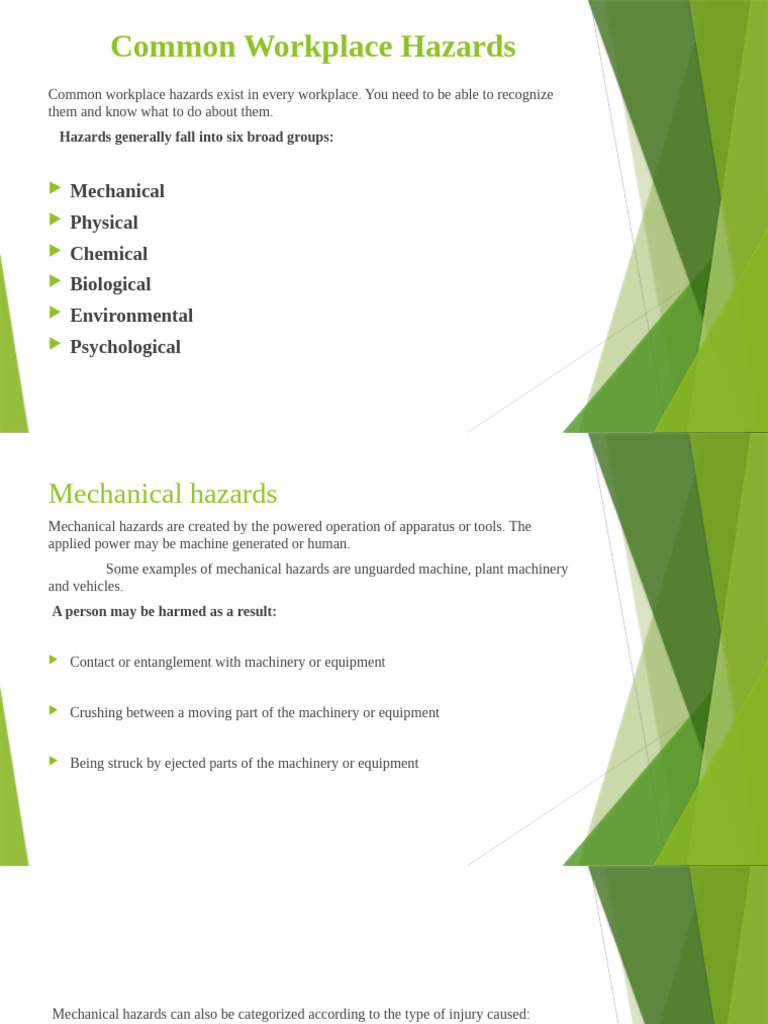 Understanding Common Workplace Hazards | PDF | Hypothermia | Fires