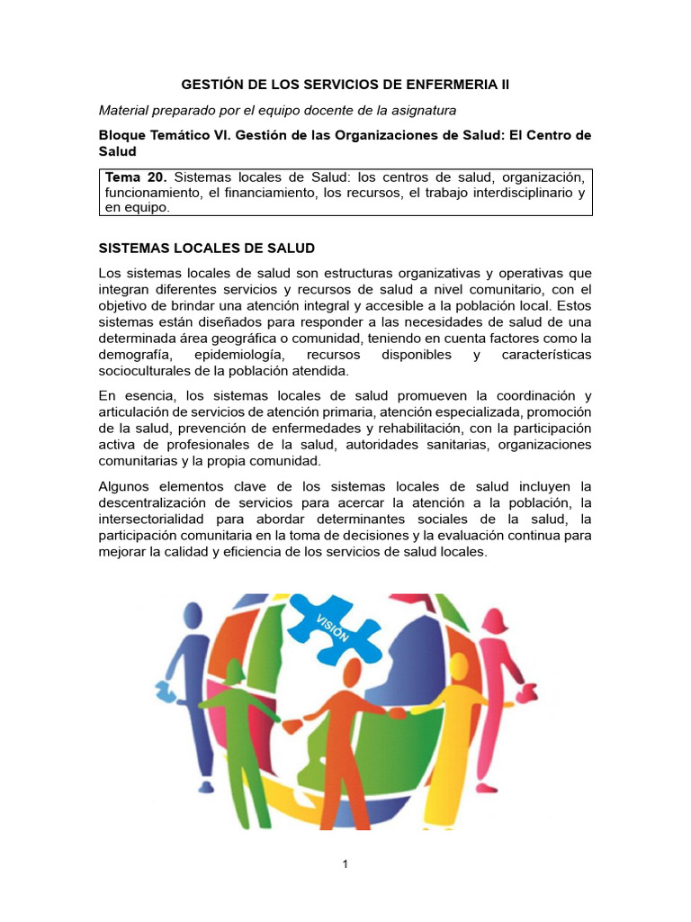 Gestión de Centros de Salud Locales | PDF | Cuidado de la salud ...