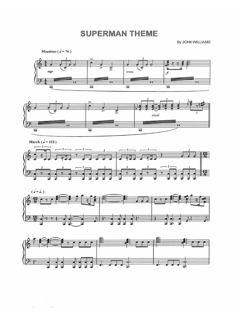 Superman Theme 1 | PDF