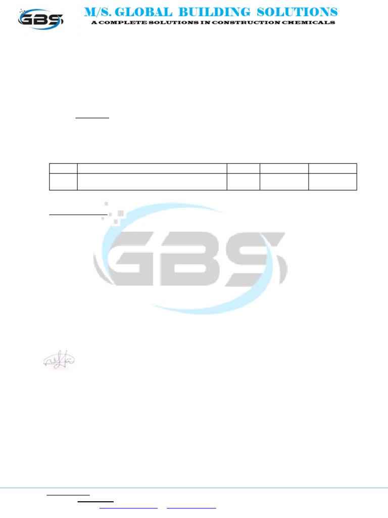 Grout Price Offer for Akij Bakers | PDF