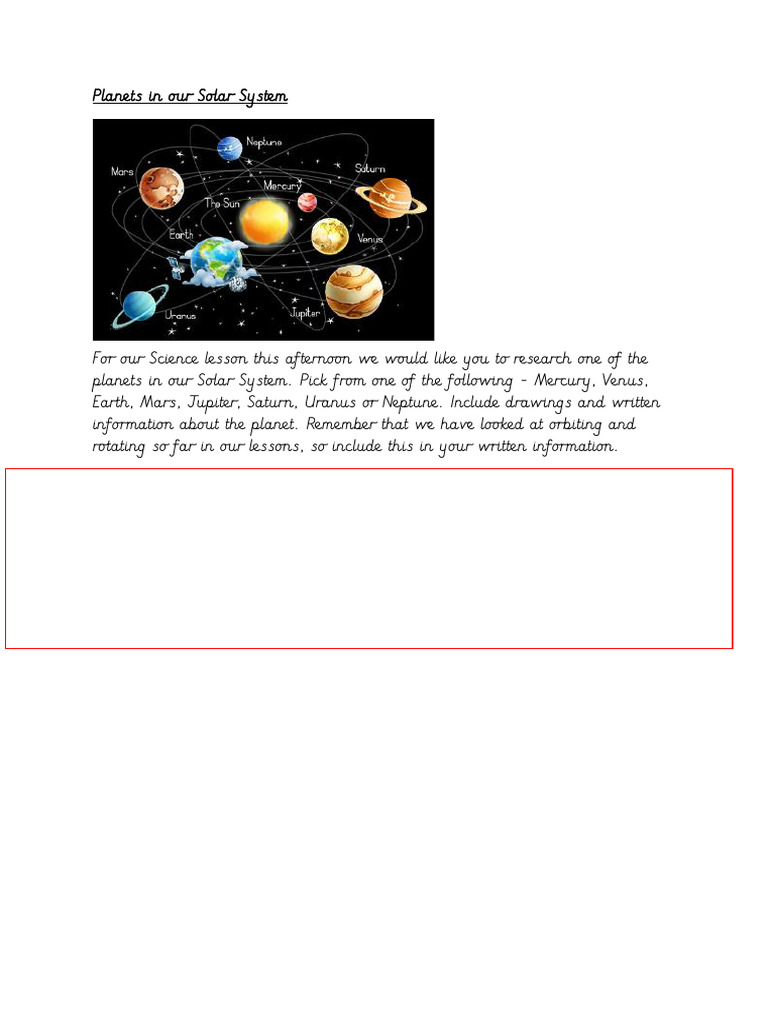 Planets_in_our_Solar_System_-_Science | PDF
