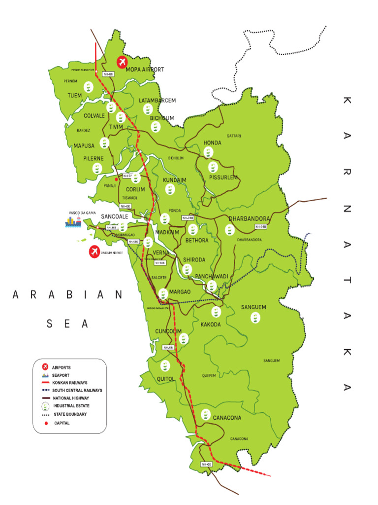 Goa Industrial Estate Locations | PDF