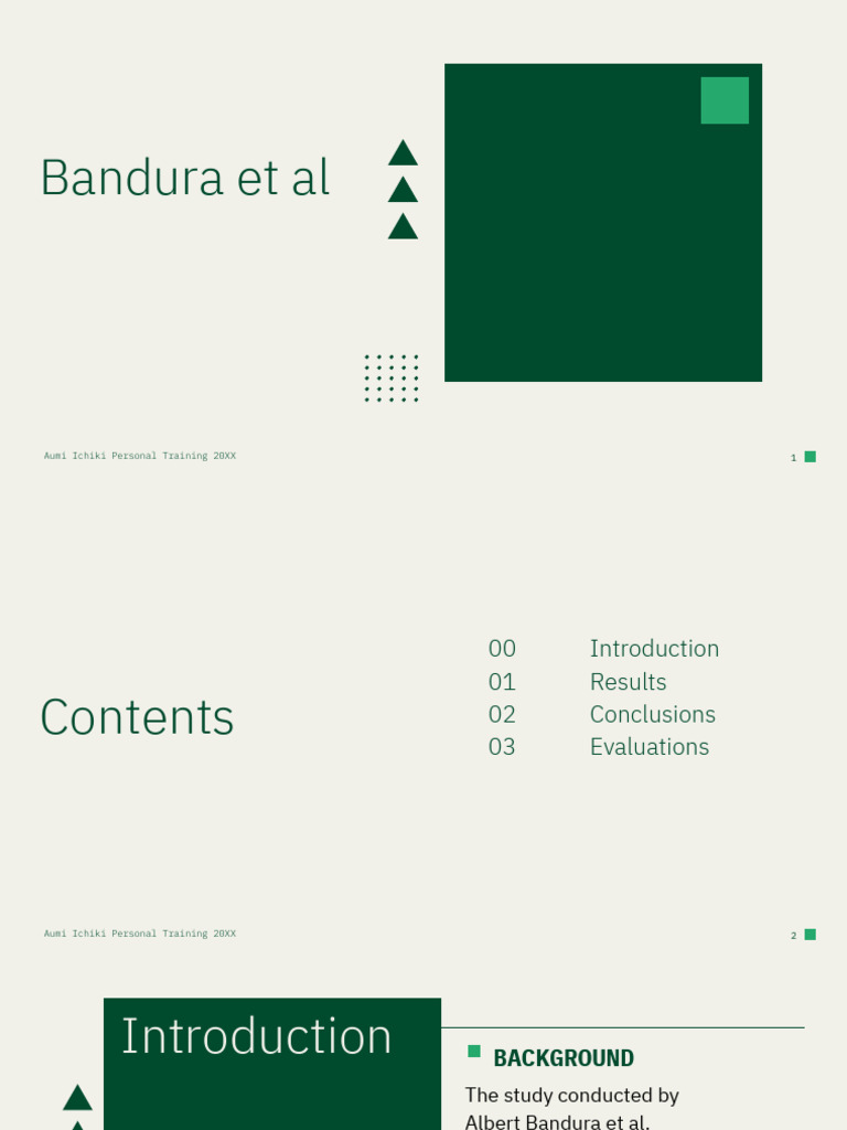 Bandura et al, (1) | PDF | Aggression | Psychological Concepts