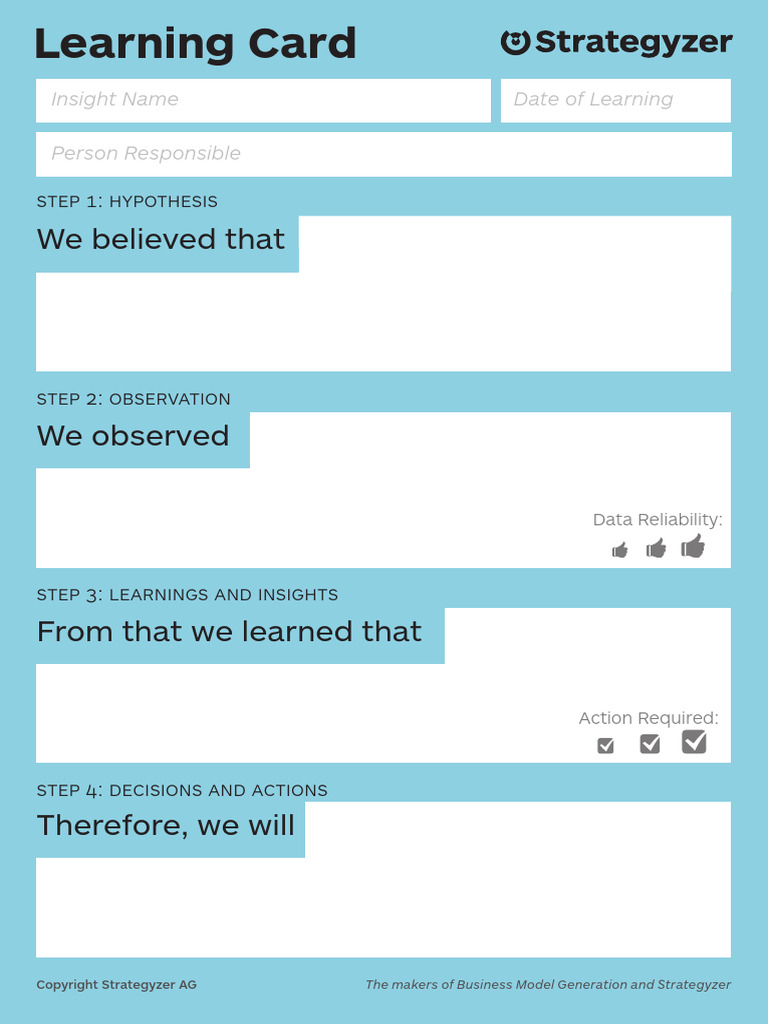 The Learning Card | PDF