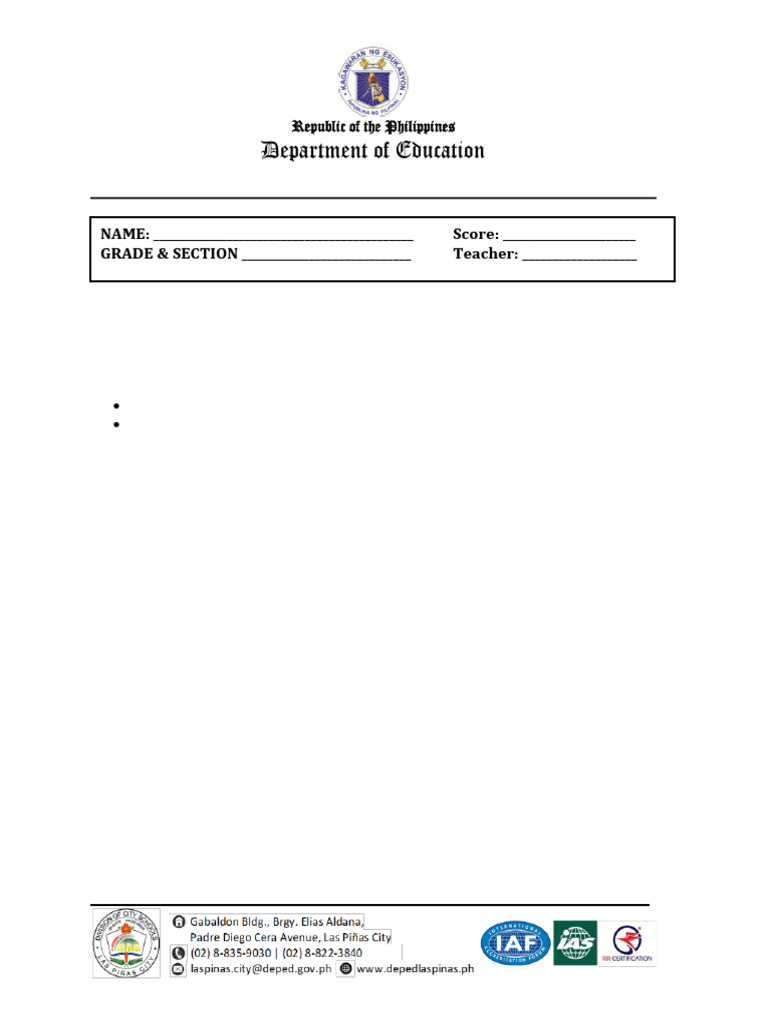 Worksheet DJC Q1W3 Animation | PDF | Learning | Cognition