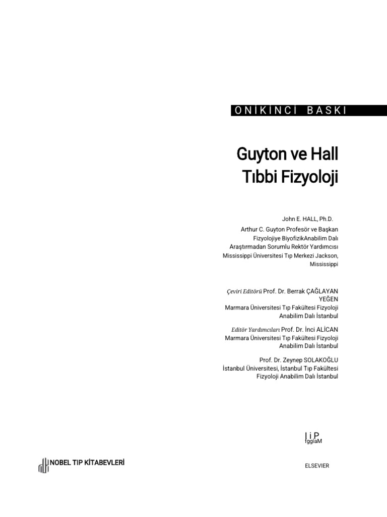 Guyton Hall t Bbi Fizyoloji 12 | PDF