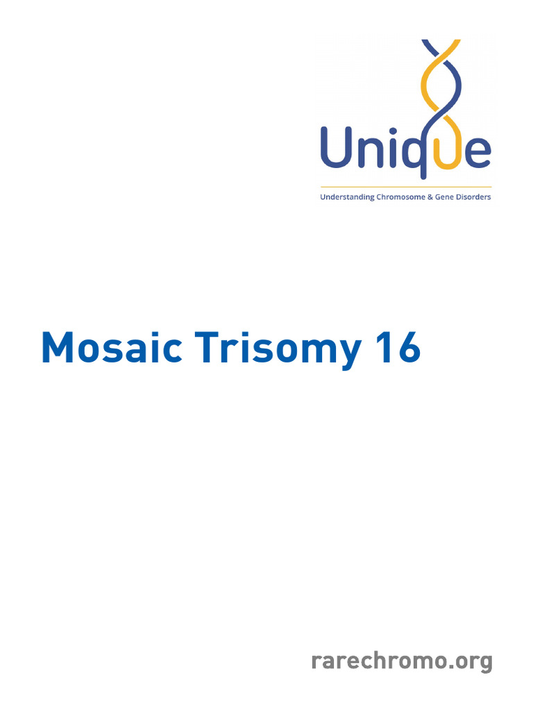 Trisomy 16 Mosaic FTNW | PDF | Medical Specialties