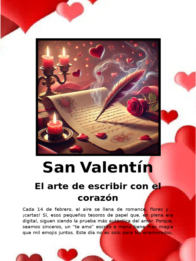 Cartas de amor para San Valentín | PDF
