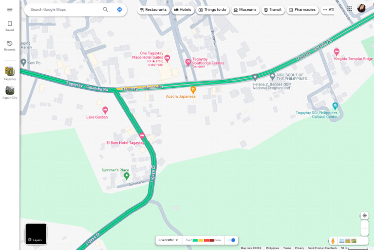 Tagaytay City Science National High School - Google Maps 2 | PDF