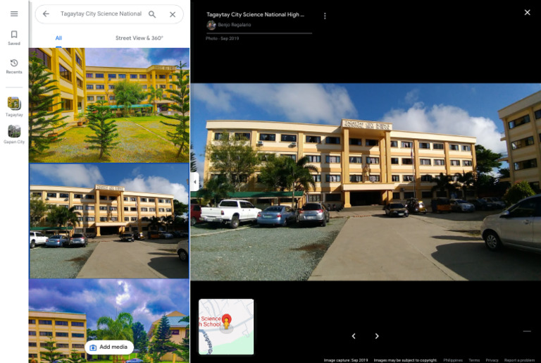 Tagaytay City Science National High School - Google Maps | PDF