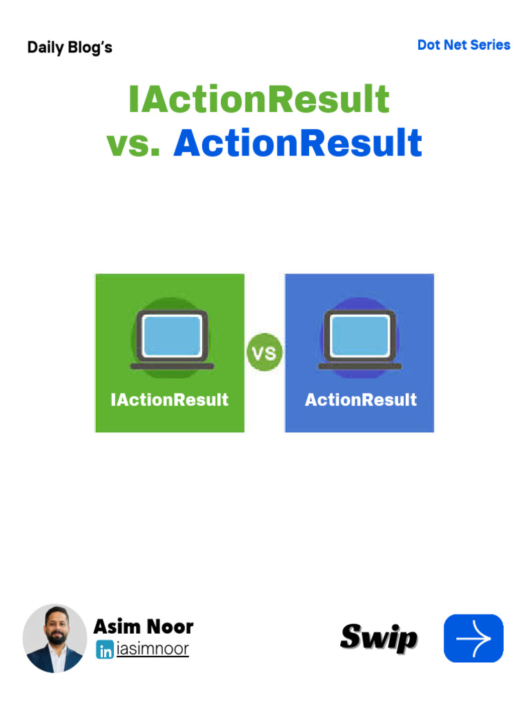 Iactionresult VS.: Actionresult | PDF