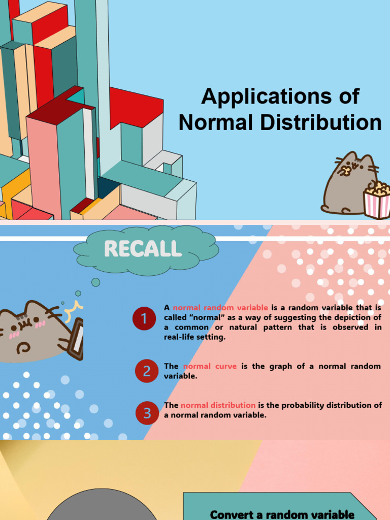 Application-for-Normal-Distribution (1).pptm (1) | PDF | Normal Distribution | Standard Score