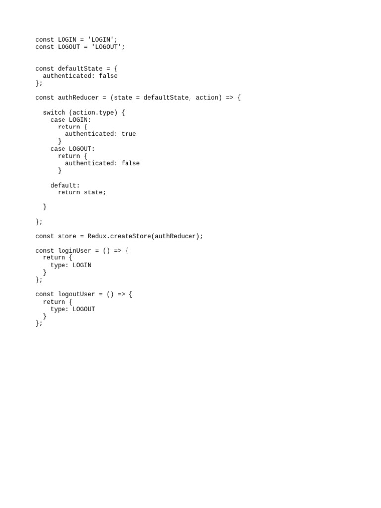 Use Const For Action Types | PDF