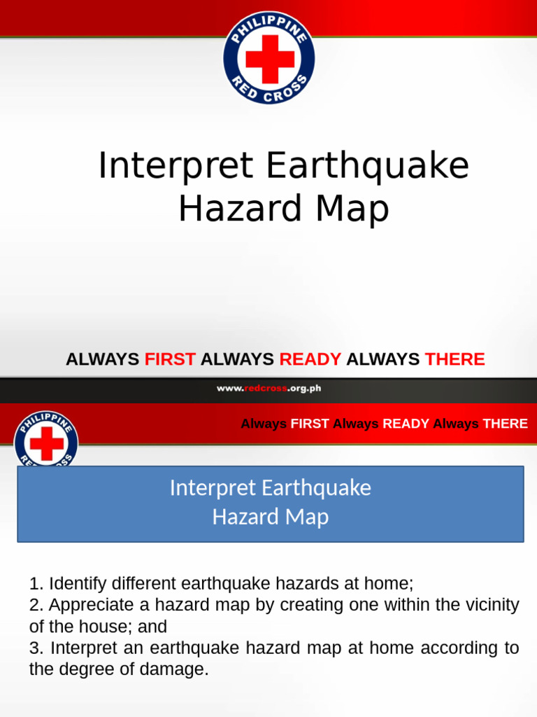 Earthquake Hazard Map Interpretation Guide | PDF | Map | Earthquakes
