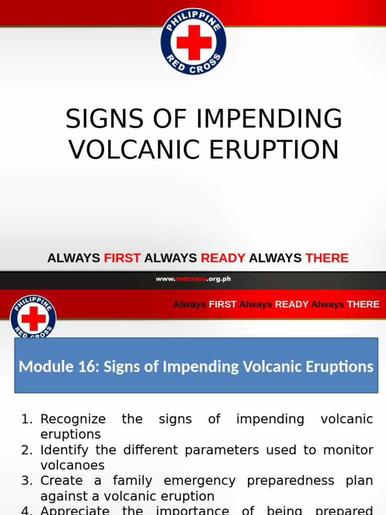 Q1 - W8 - Impending Signs of Vulcanic Eruption | PDF | Volcano | Types Of Volcanic Eruptions