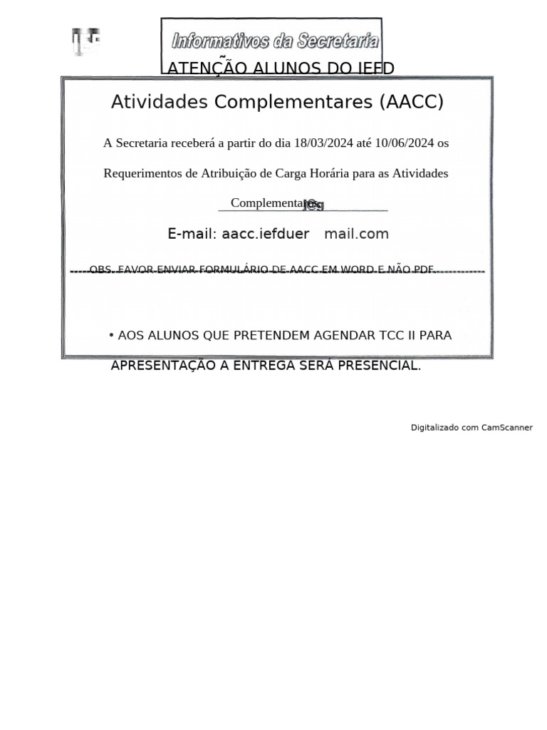 Formulario AACC Final Assinado | PDF
