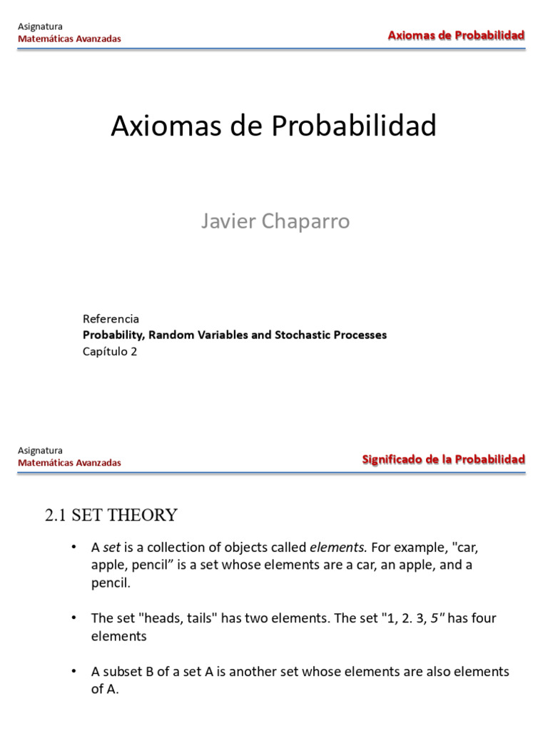 MAAV - Significado de La Probabilidad - A | PDF | Python (lenguaje de programación ...