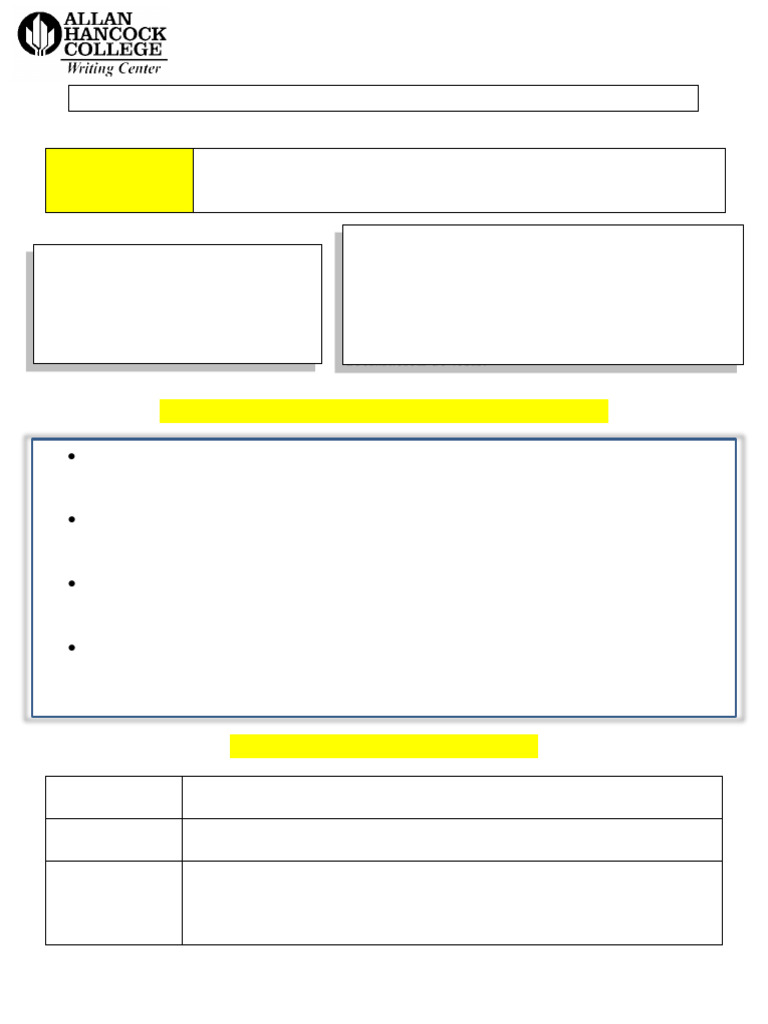 Cómo Escribir una Declaración de Tesis | PDF
