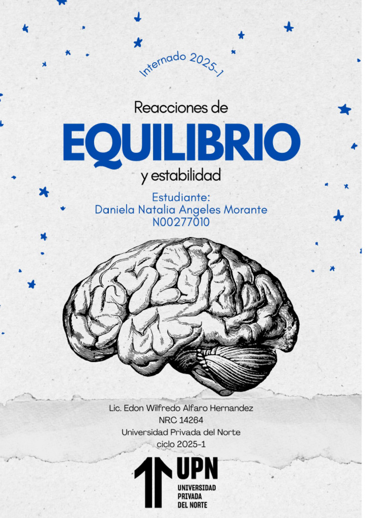 Reacciones de Equilibrio y Estabilidad Postural | PDF | Neurociencia ...