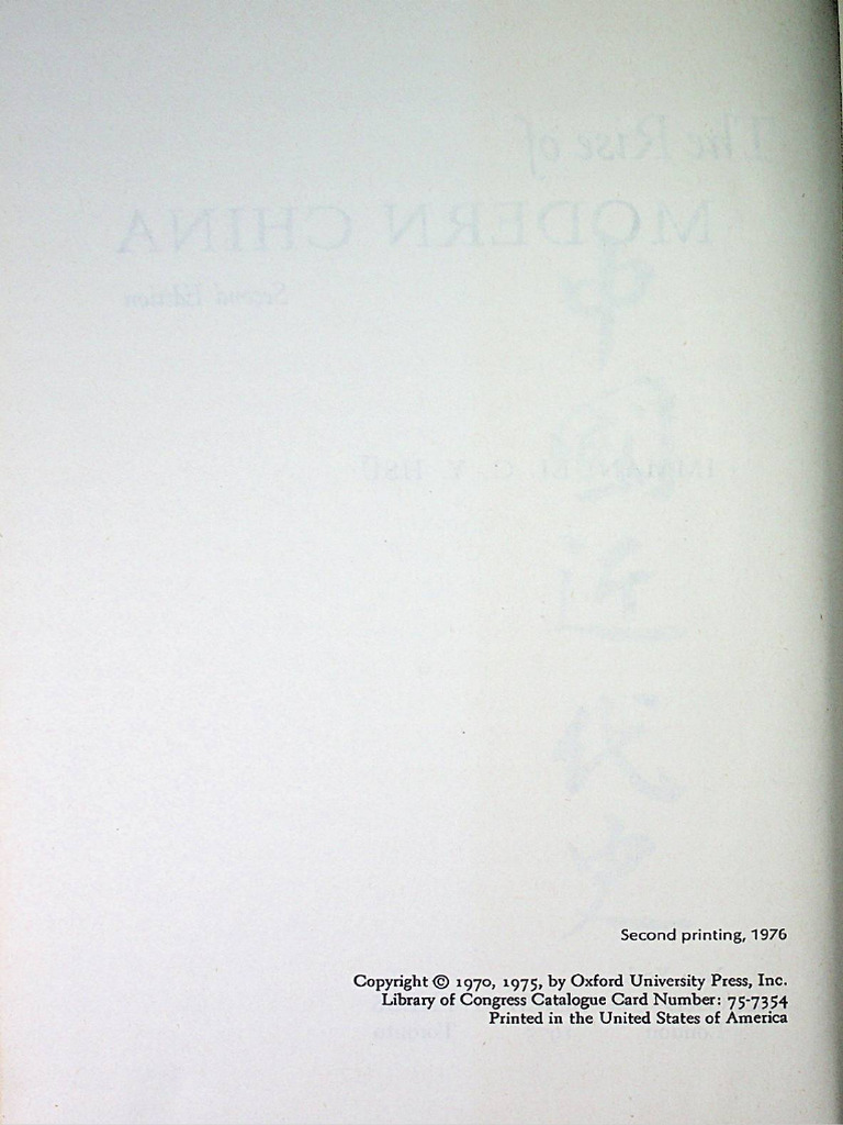 The Rise of Modern China | PDF