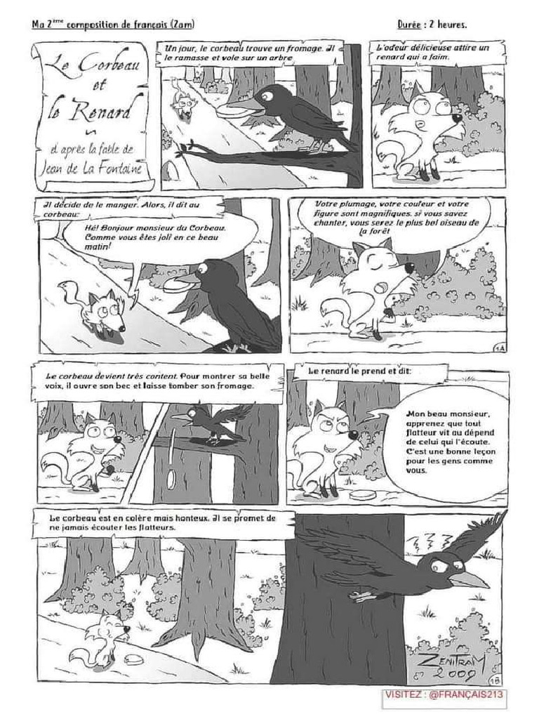 BD Le Renard Et Le Corbeau | PDF