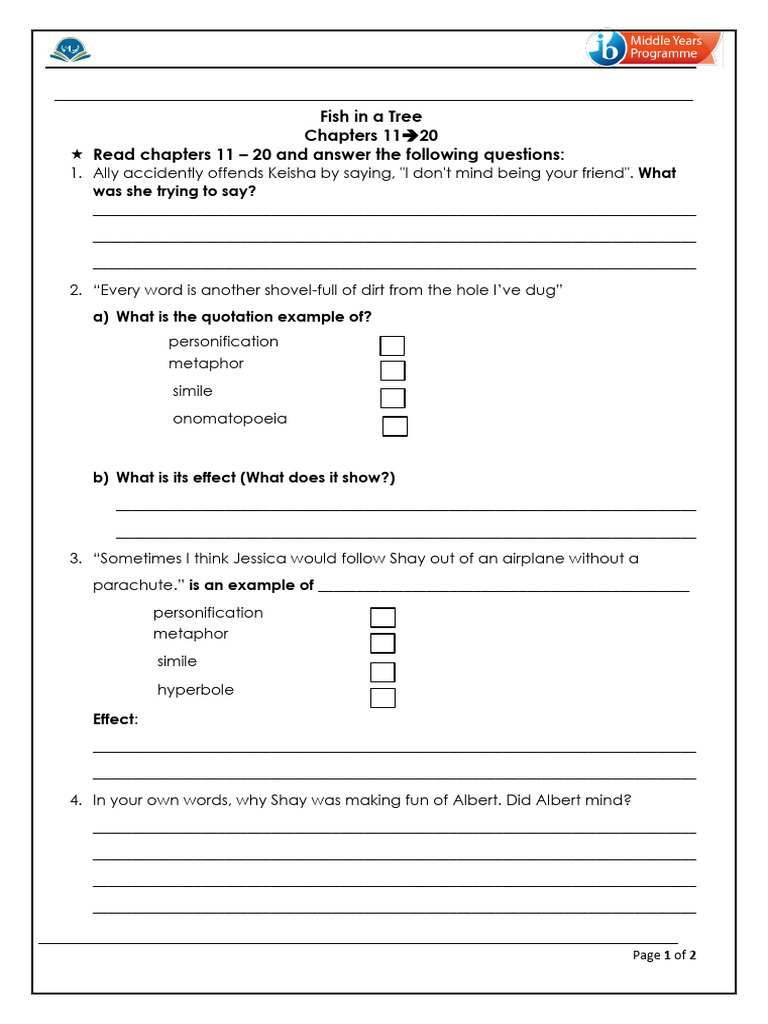 Chapters11-20 Reading Check | PDF