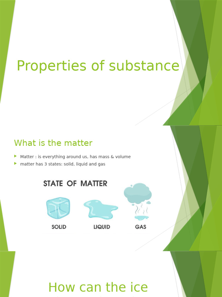Properties of Substance | PDF