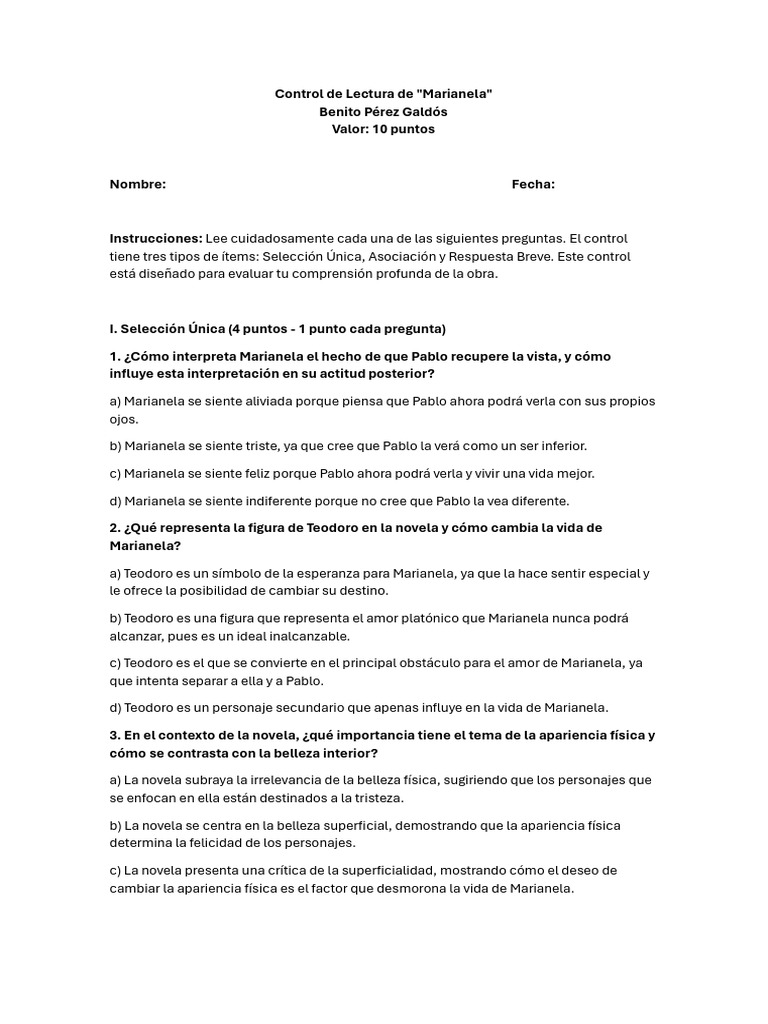 Controldelectura Maranela | PDF | Belleza | Amor