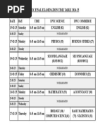 CXC 2024 Exam Schedule | PDF