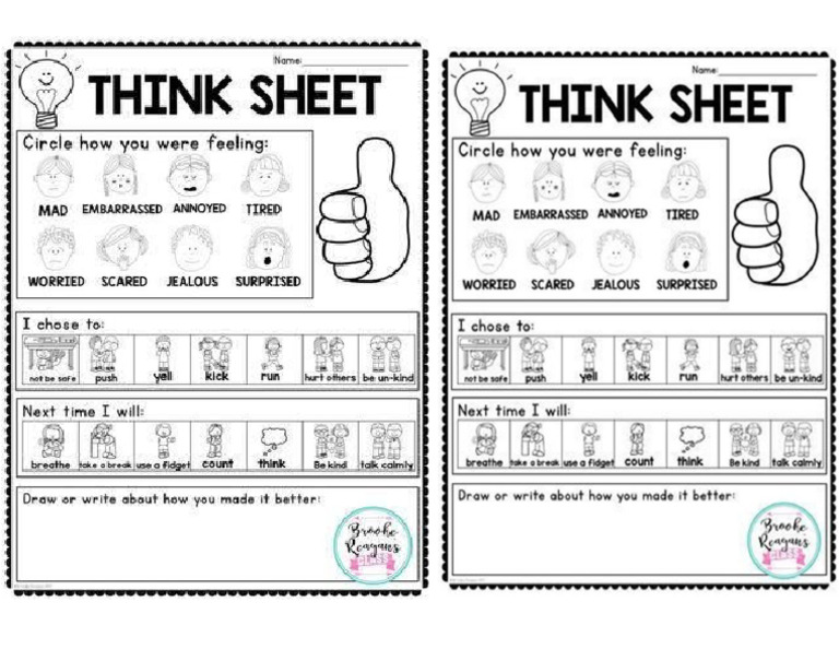 Think Sheet | PDF
