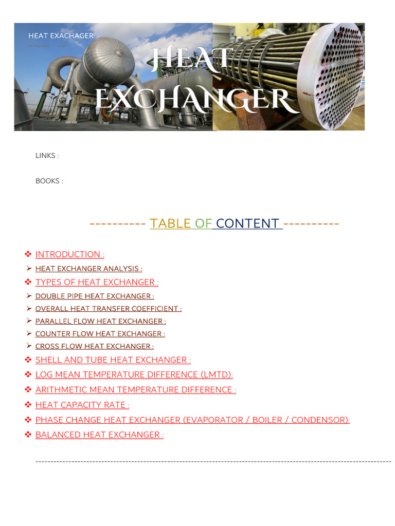 Heat Exchangers by Kenil Jagani | PDF | Heat Exchanger | Heat Transfer