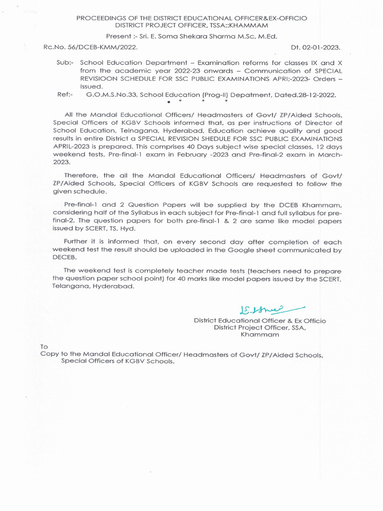 SSC Prefinal 2023 | PDF