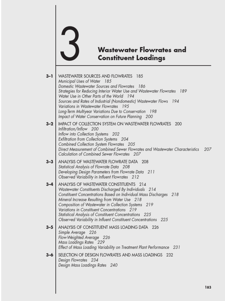Metcalf & Eddy - Wastewater Engineering - Treatment and Resource Recovery (5th Edition) - Chap3 ...