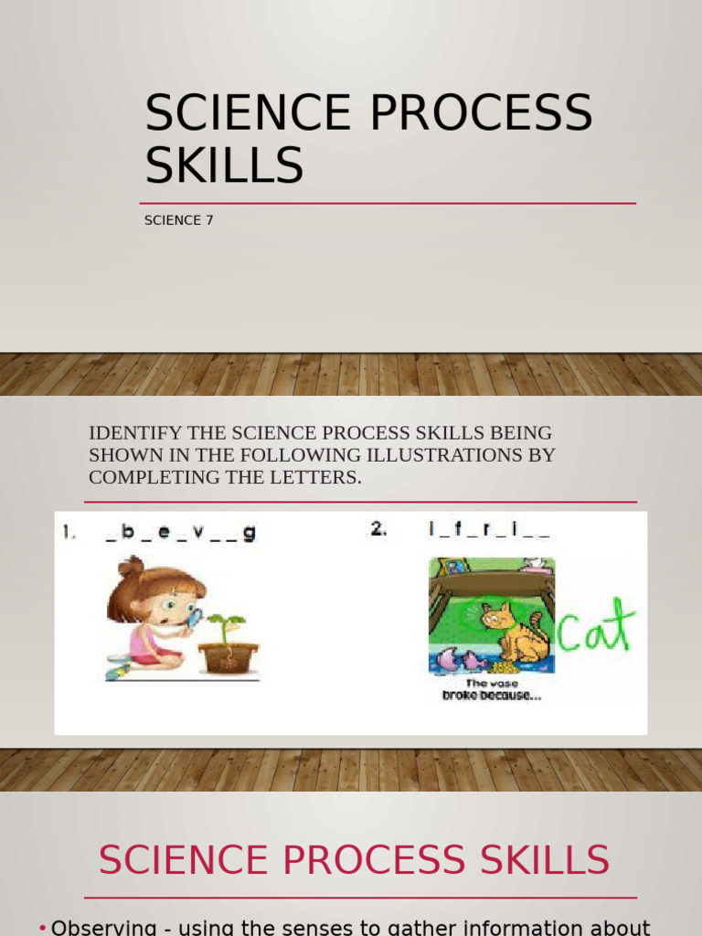 Science Process Skills | PDF | Experiment | Science