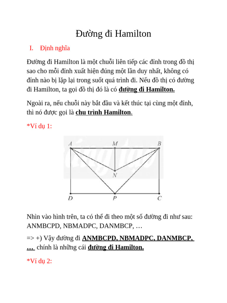 Đư NG Đi Hamilton | PDF