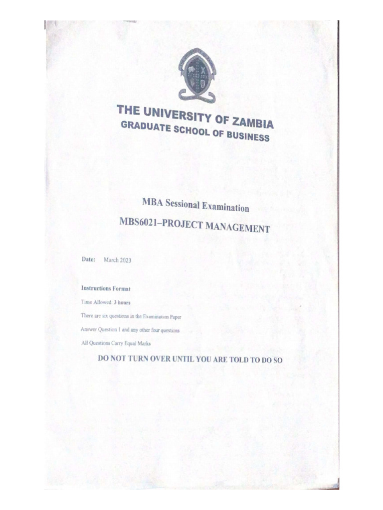 Project Management Papers 2023 | PDF