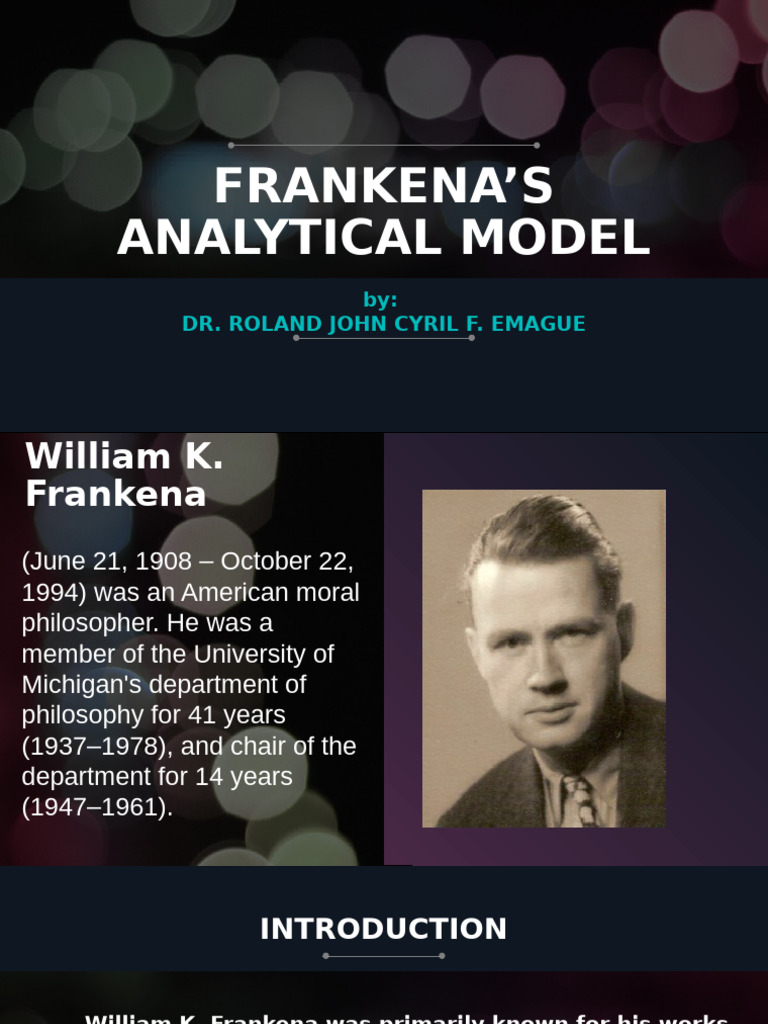 Frankena's Analytical Model | PDF | Philosophy Of Education | Liberal ...