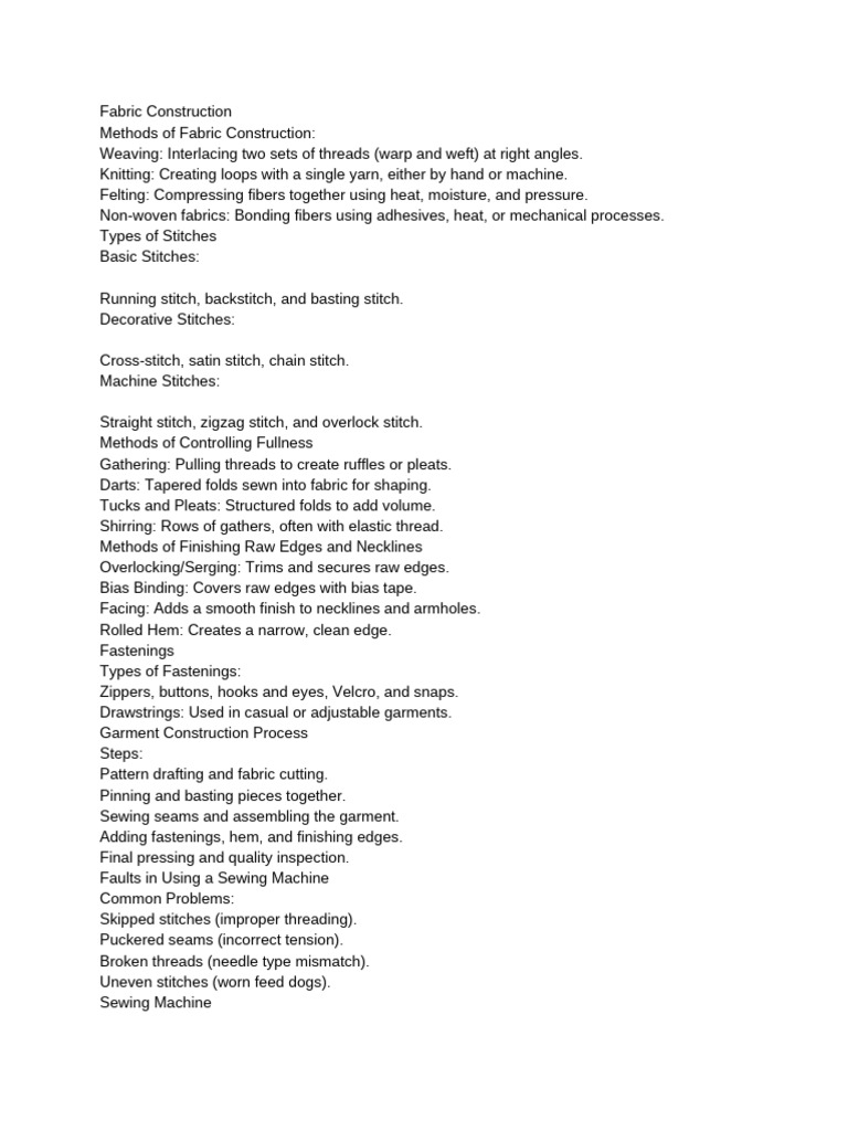 Clothing Study | PDF | Yarn | Textiles