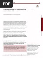 Metas de Glucemia Segun Ada 2025 | PDF | Diabetes | Hipoglucemia