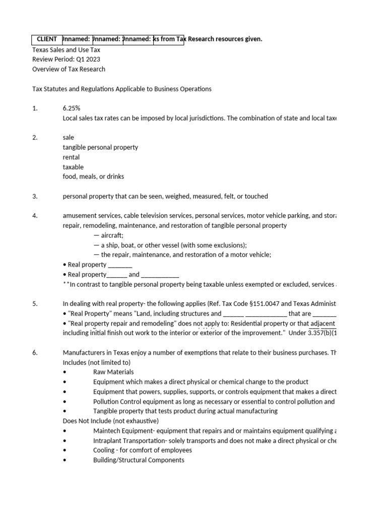 Updated Summary of Findings | PDF | Taxes | Sales Taxes In The United ...