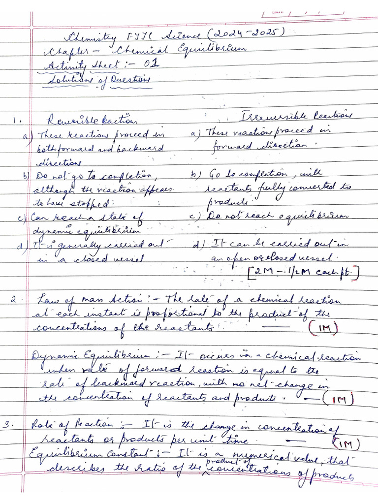SolnChem Equilib | PDF