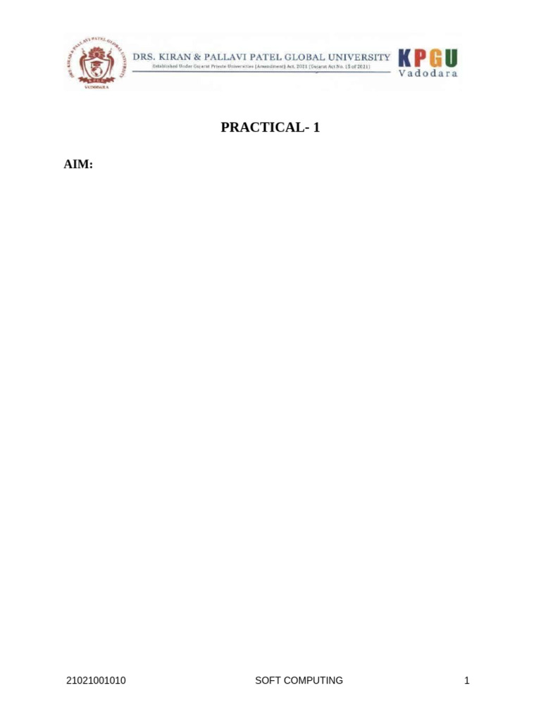 Format of SC Practical | PDF
