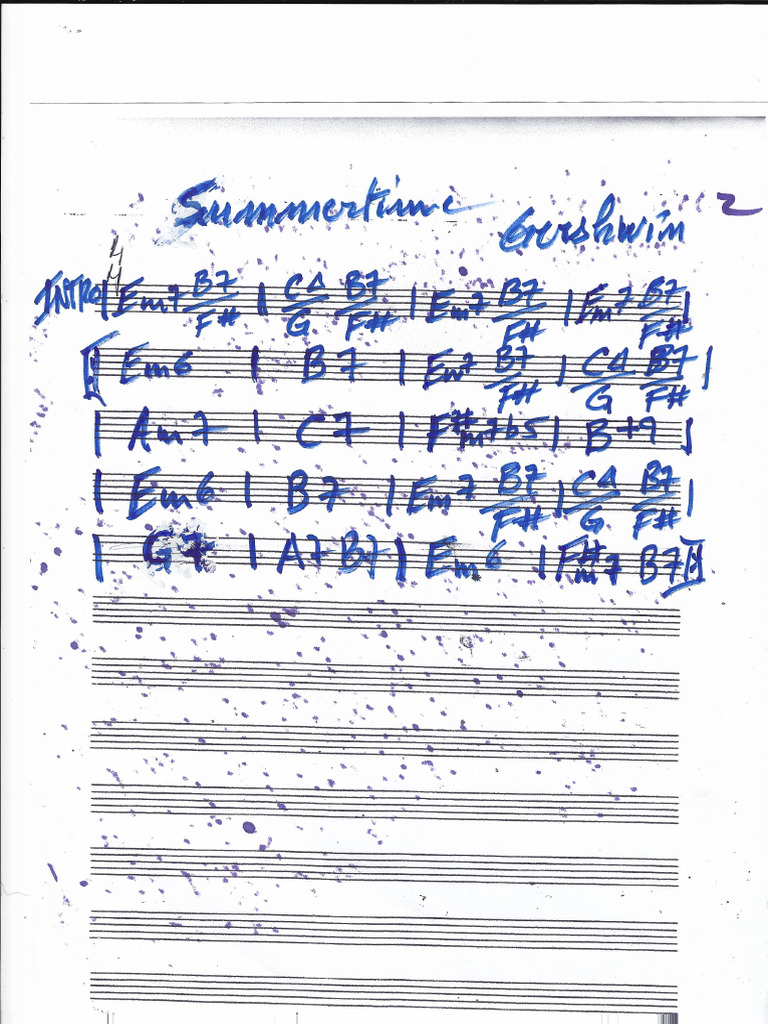 Summertime (Em) | PDF